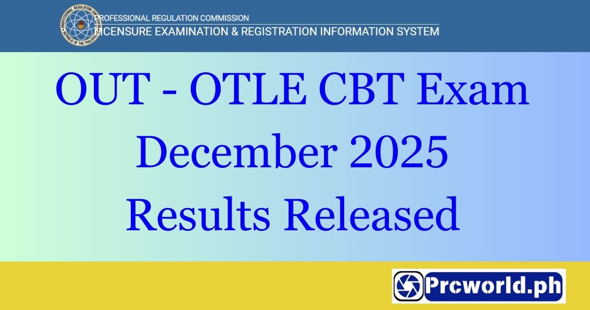 Occupational Therapists December 2025 Results Released | Check OTLE ...