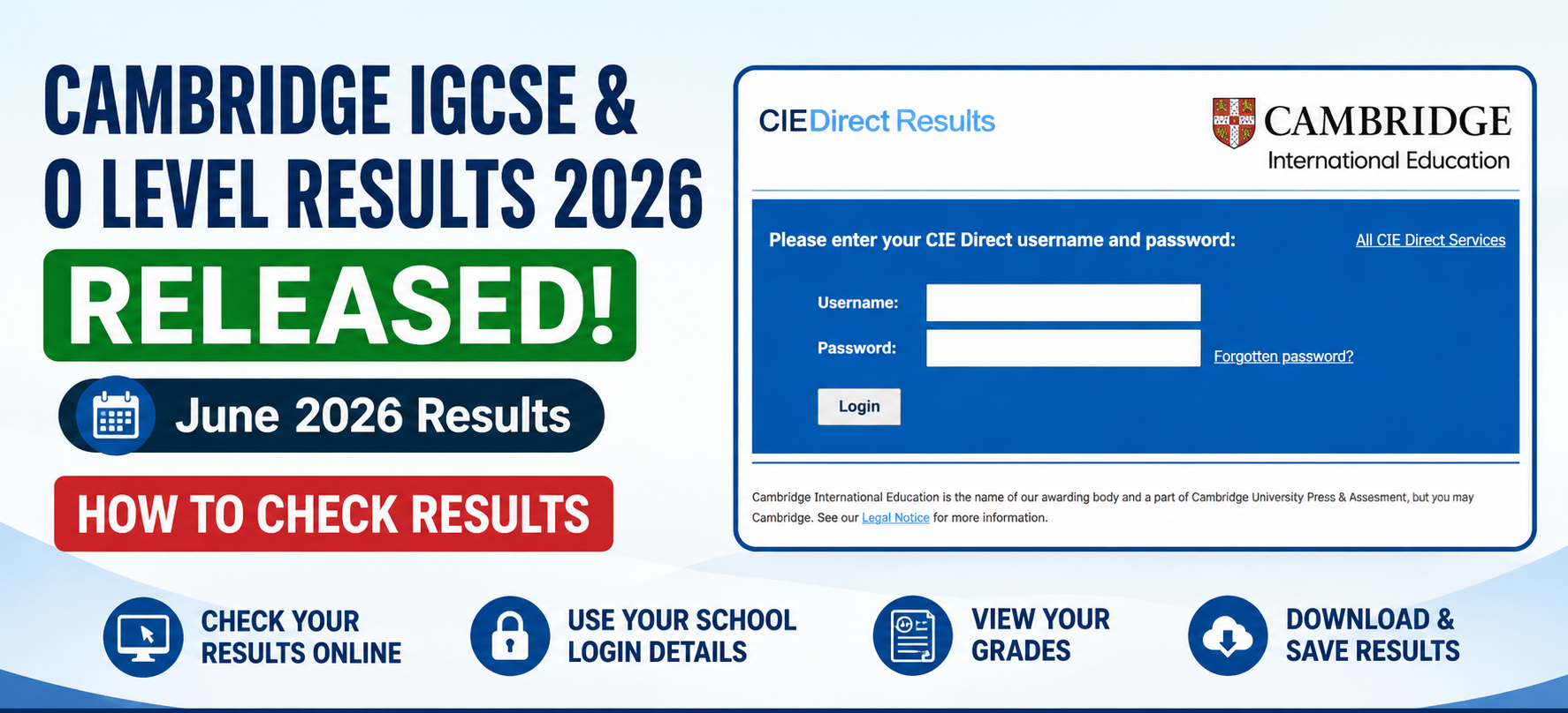 Cambridge IGCSE & O Level Results 2026 Released: How to Check June ...